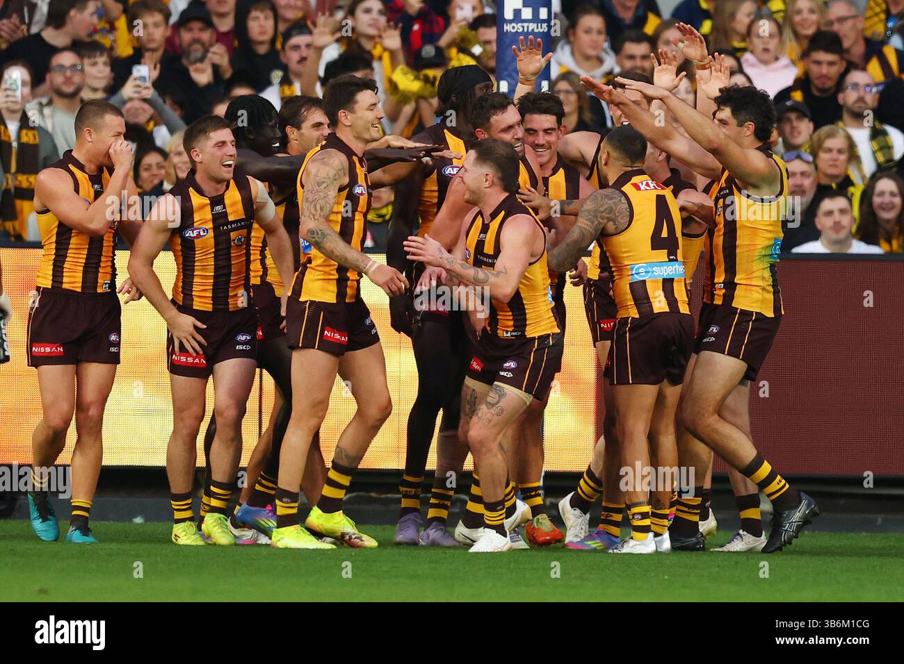 Melbourne, Australia. 04th May, 2025. Jack Gunston of the Hawks ...