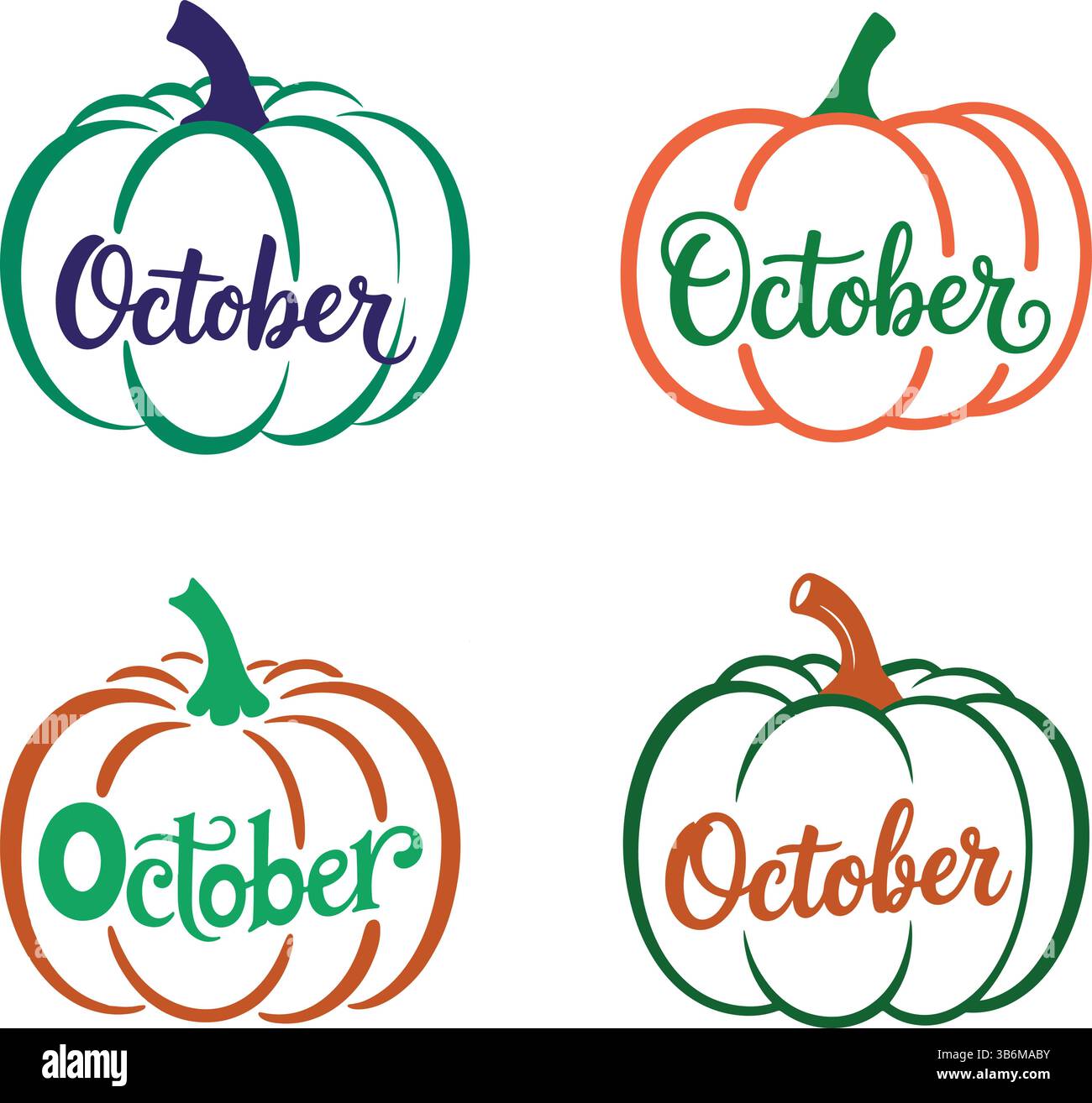 Pumpkin spiders Stock Vector Images - Alamy