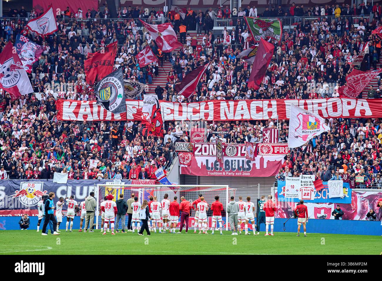 Rb leipzig fan banner hi-res stock photography and images - Alamy