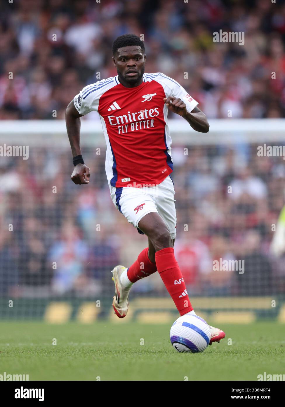 London, UK. 03rd May, 2025. Thomas Partey (A) at the Arsenal v AFC Bournemouth EPL match, at the ...