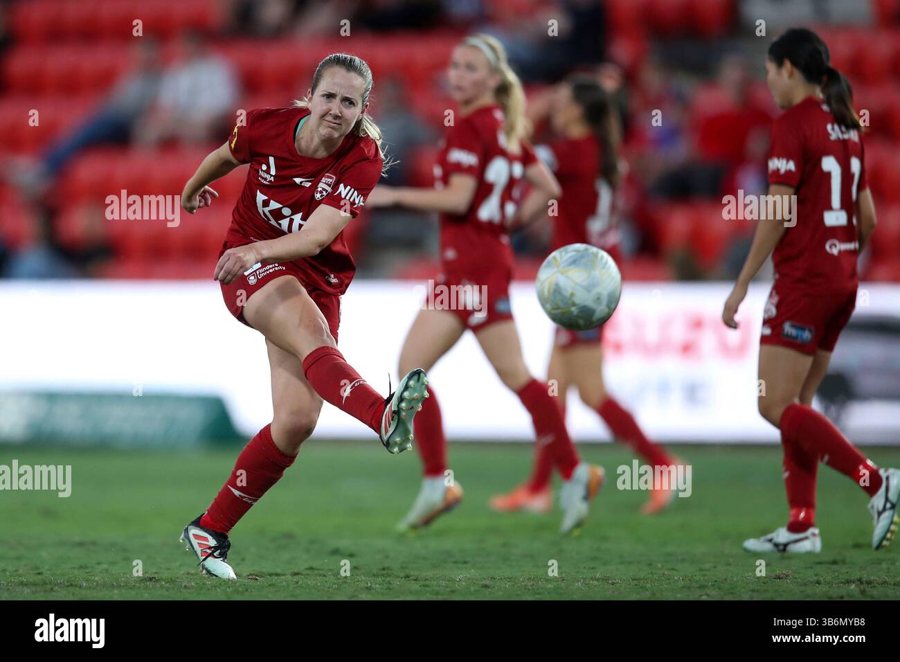 Adelaide, Australia. 04th May, 2025. Dylan Holmes of Adelaide United ...