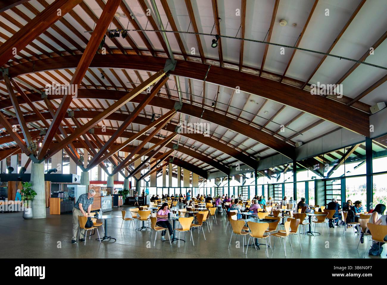 The National Arboretum main building in Canberra, Australian Capital ...