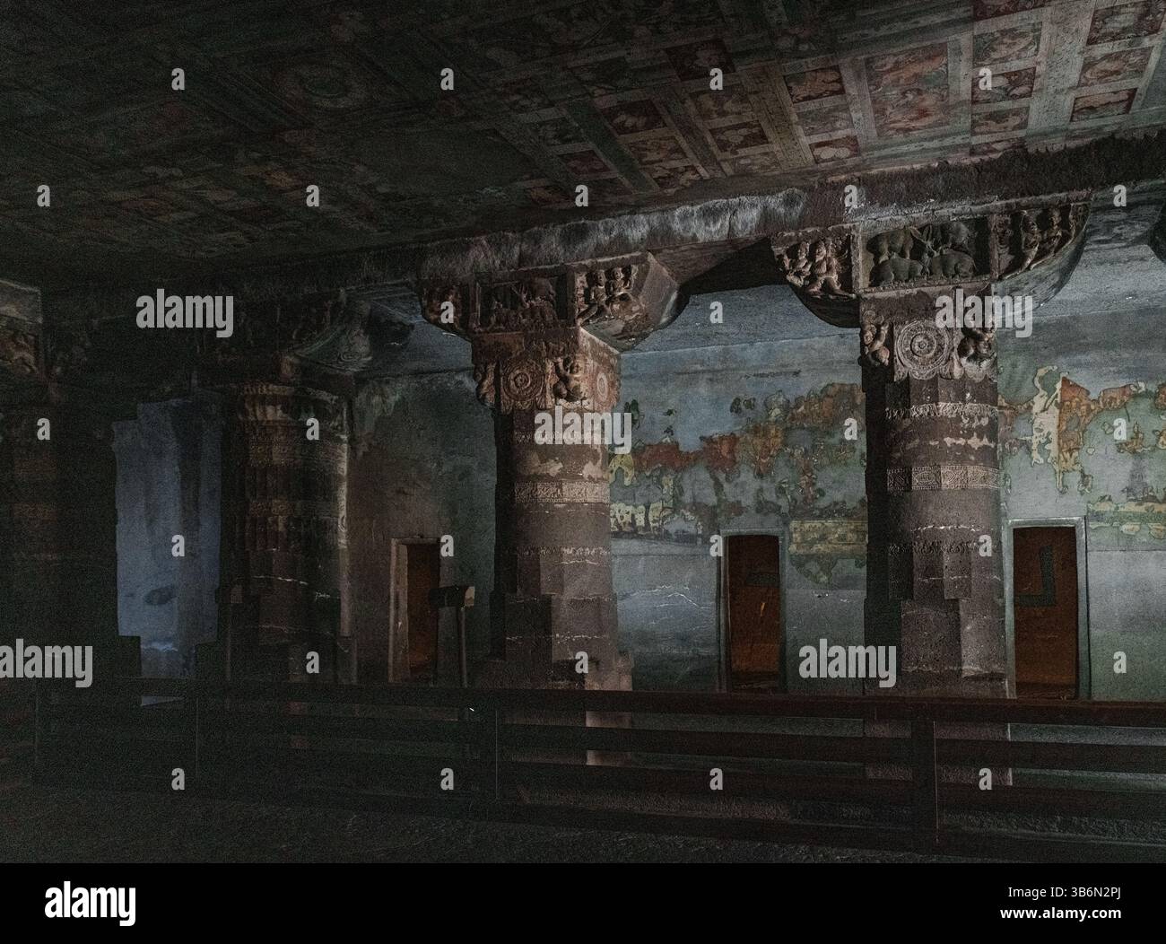 Ajanta is a Buddhist temple and monastery cave complex in India, in the ...