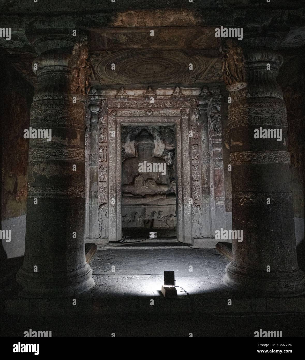 Ajanta is a Buddhist temple and monastery cave complex in India, in the ...