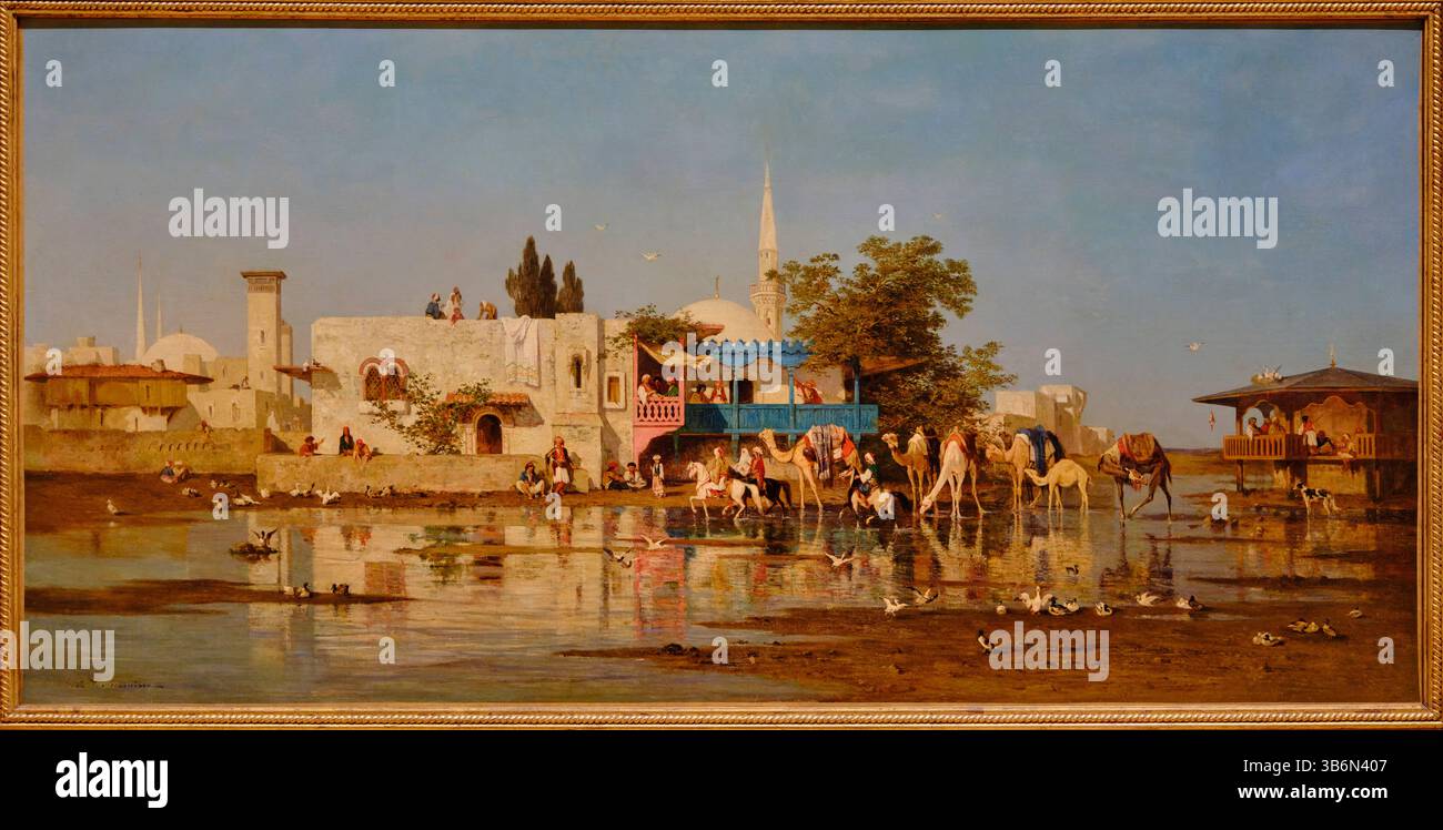 France, Var, Toulon, Toulon Art Museum (MAT), Street leading to the ...