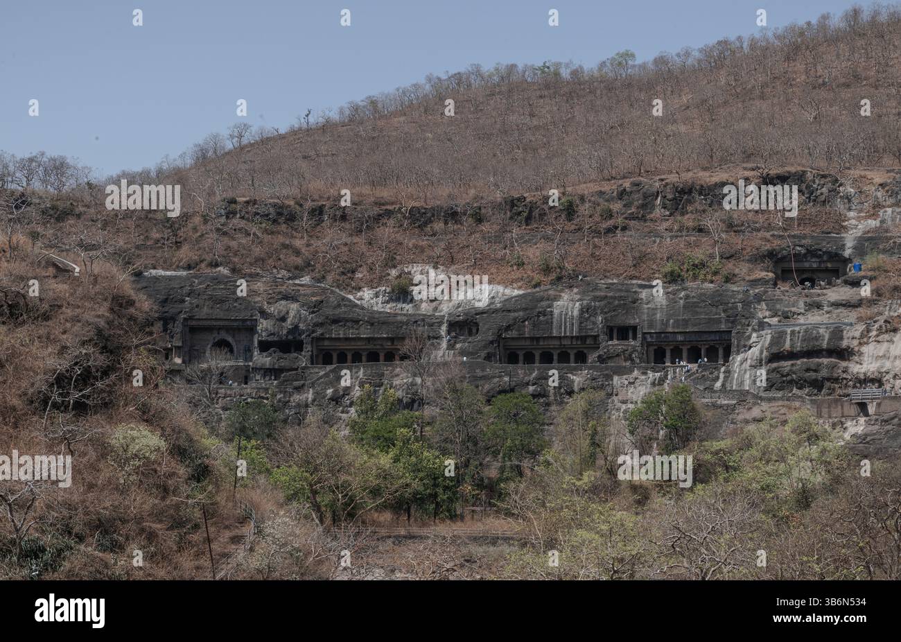 Ajanta is a Buddhist temple and monastery cave complex in India, in the ...
