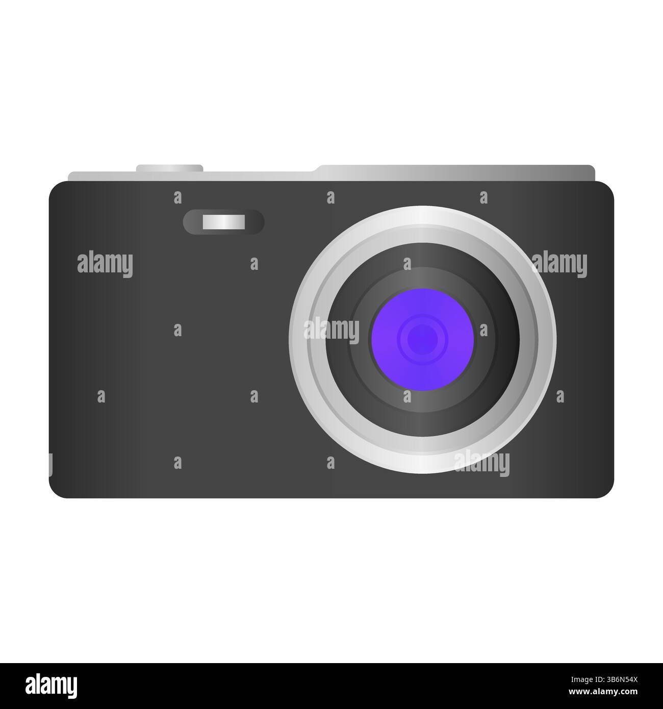 Black Photography Camera Vector. Photo Camera on White Background ...
