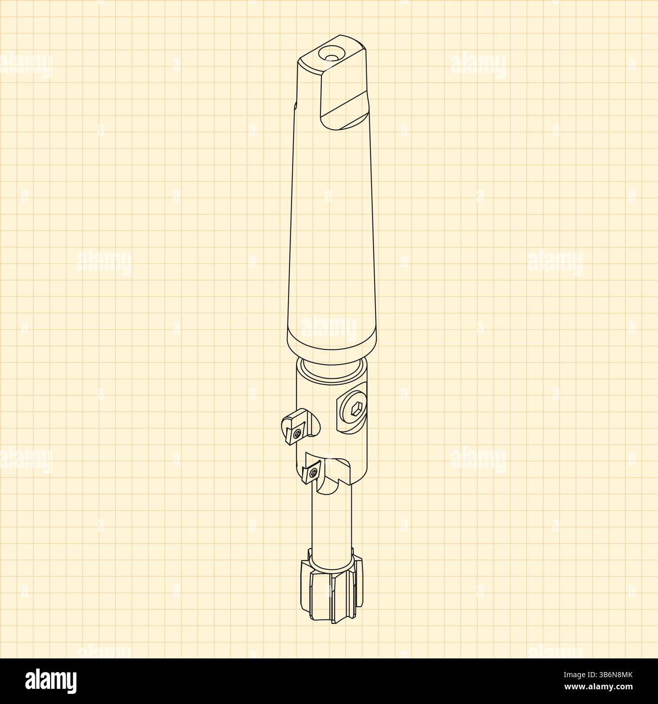 Mechanical engineering drawings. Tap tools, borer. Technical Design ...