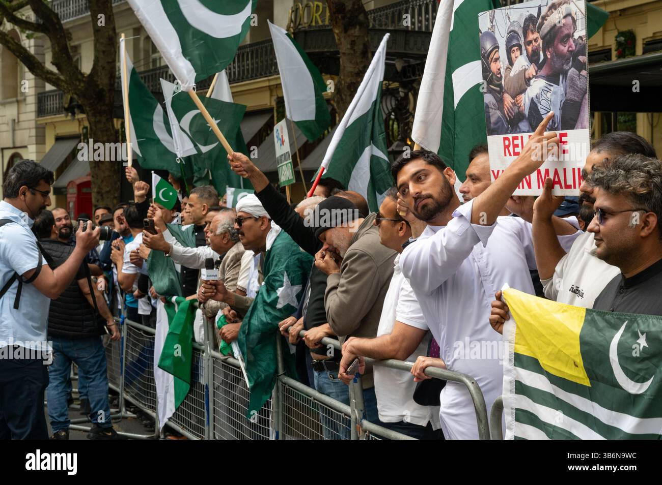London, UK. 3 May 2025. A large demonstration, organized by the ...
