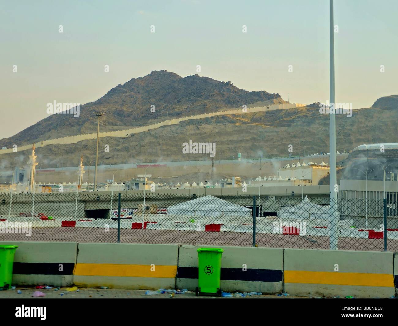 Mina, Saudi Arabia, June 18 2024: Mina, Muna, or the city of tents, the ...