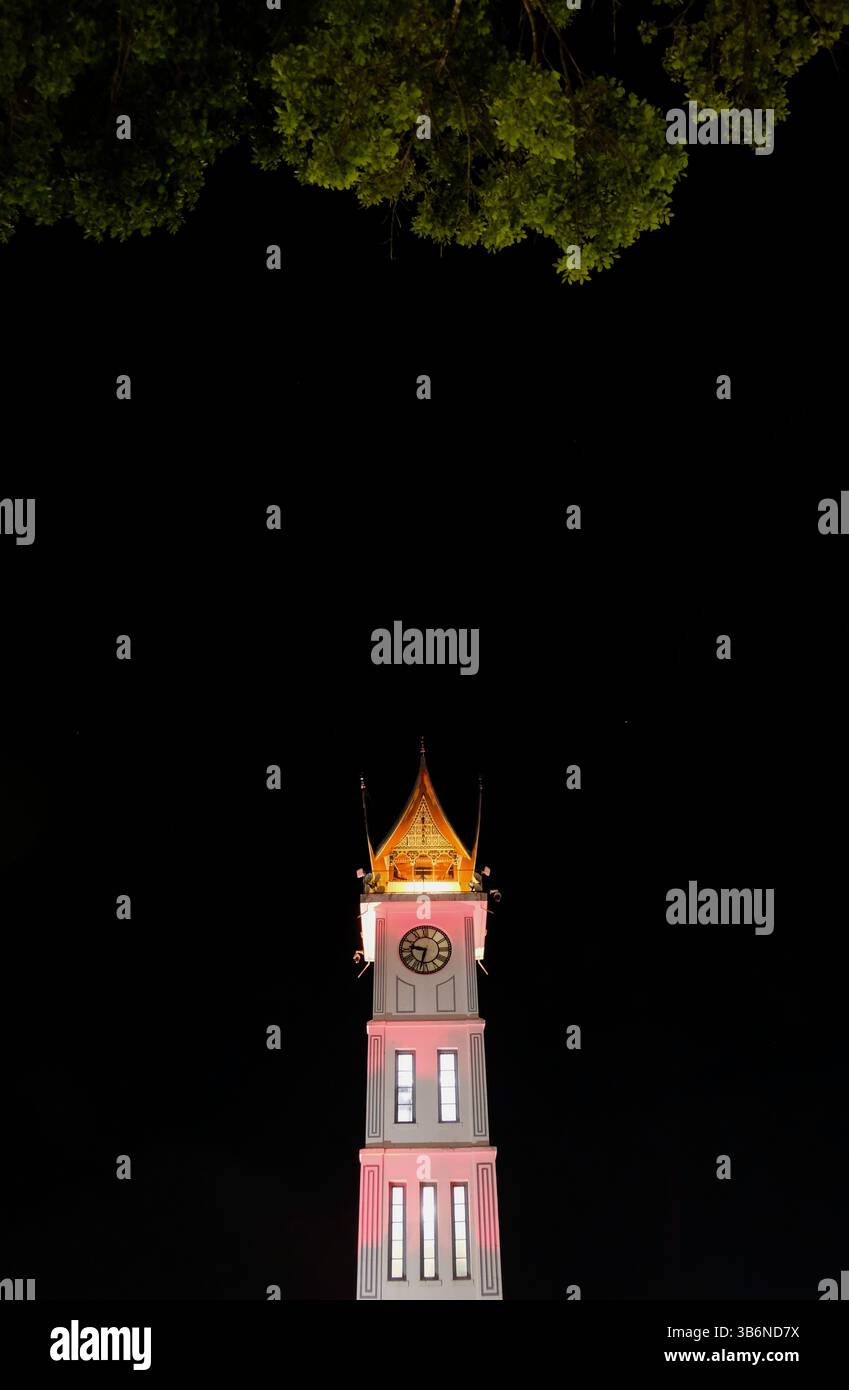 Close-up of Jam Gadang or Clock Tower at Bukittinggi City Stock Photo - Alamy