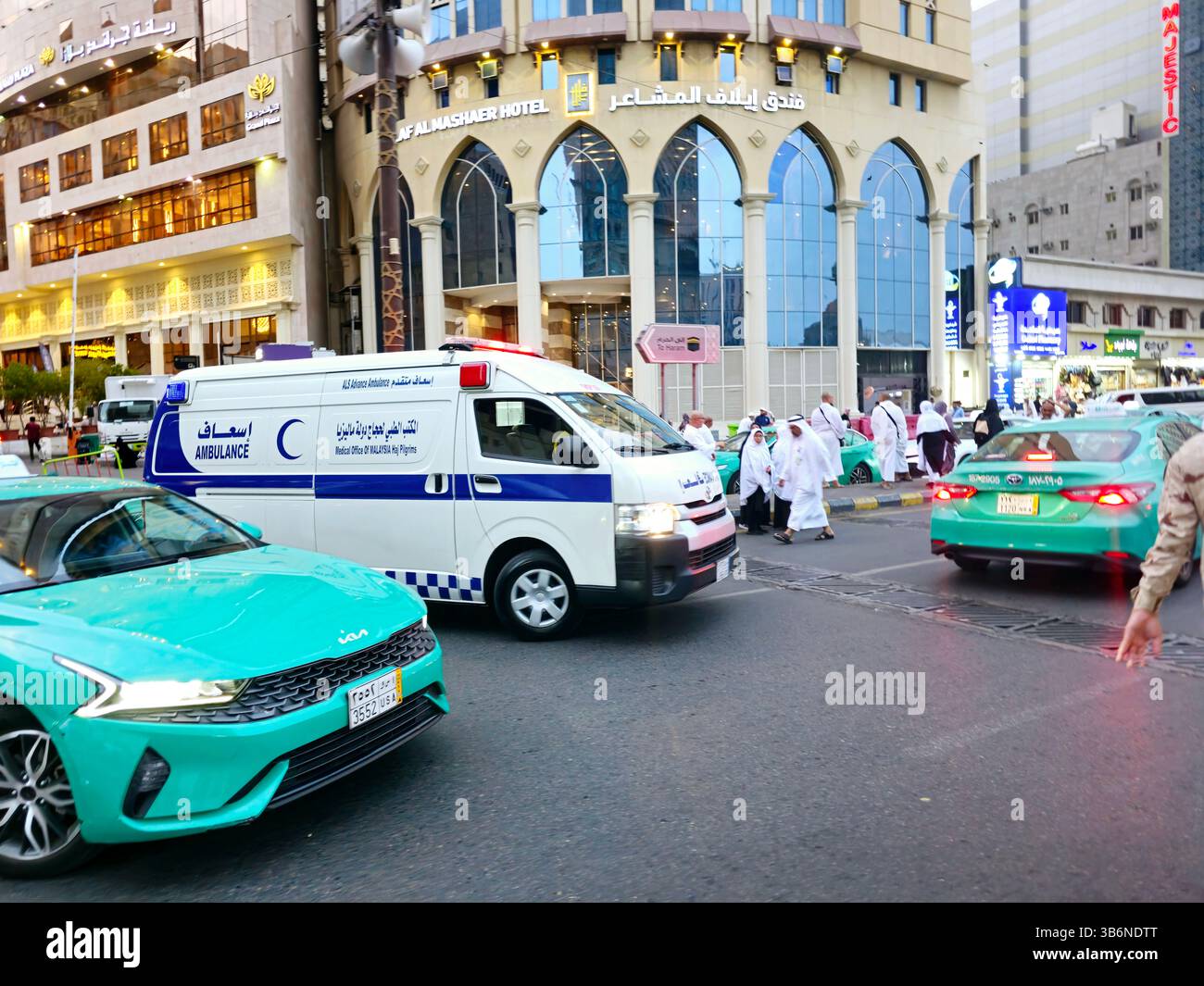 Mecca, Saudi Arabia, June 22 2024: Toyota ambulance car vehicle ...