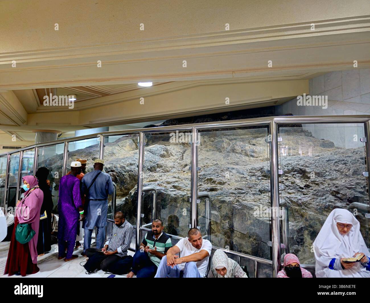 Mecca, Saudi Arabia, June 23 2024: Safa and Marwah hills, two small ...