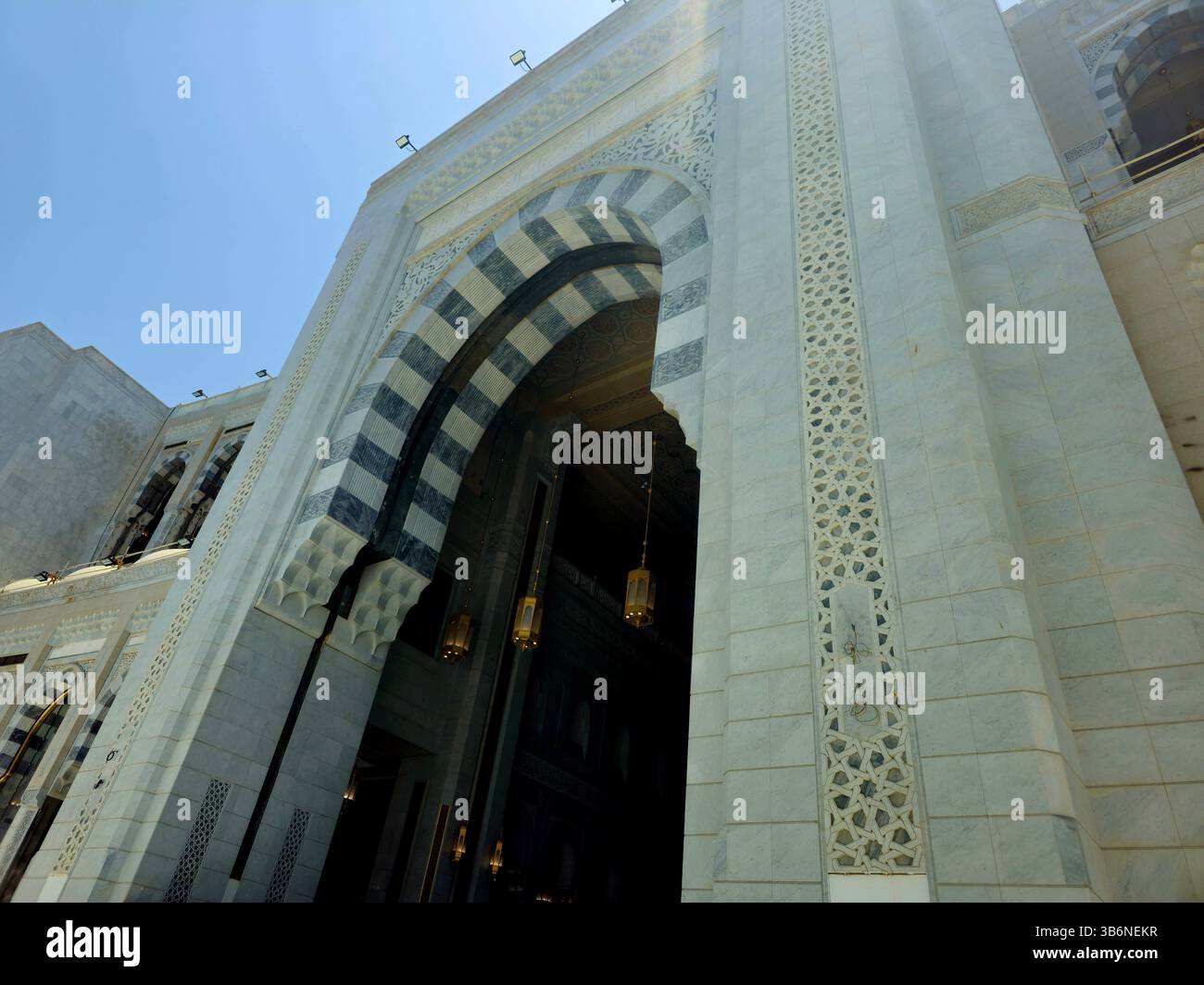 The expansion of the great mosque of Makkah, the sacred grand mosque of ...