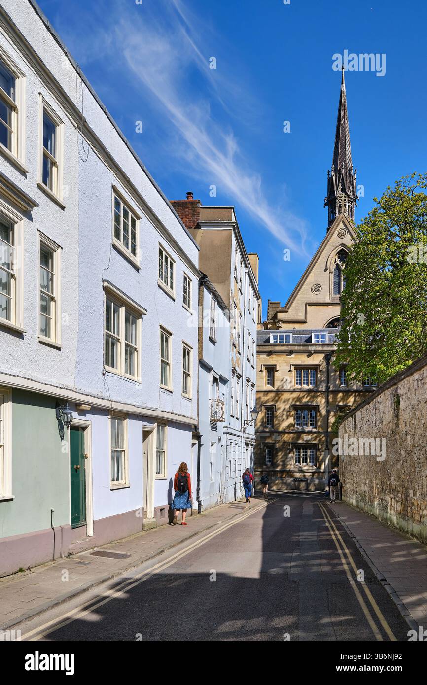 old buildings on Ship Street, Oxford Stock Photo - Alamy