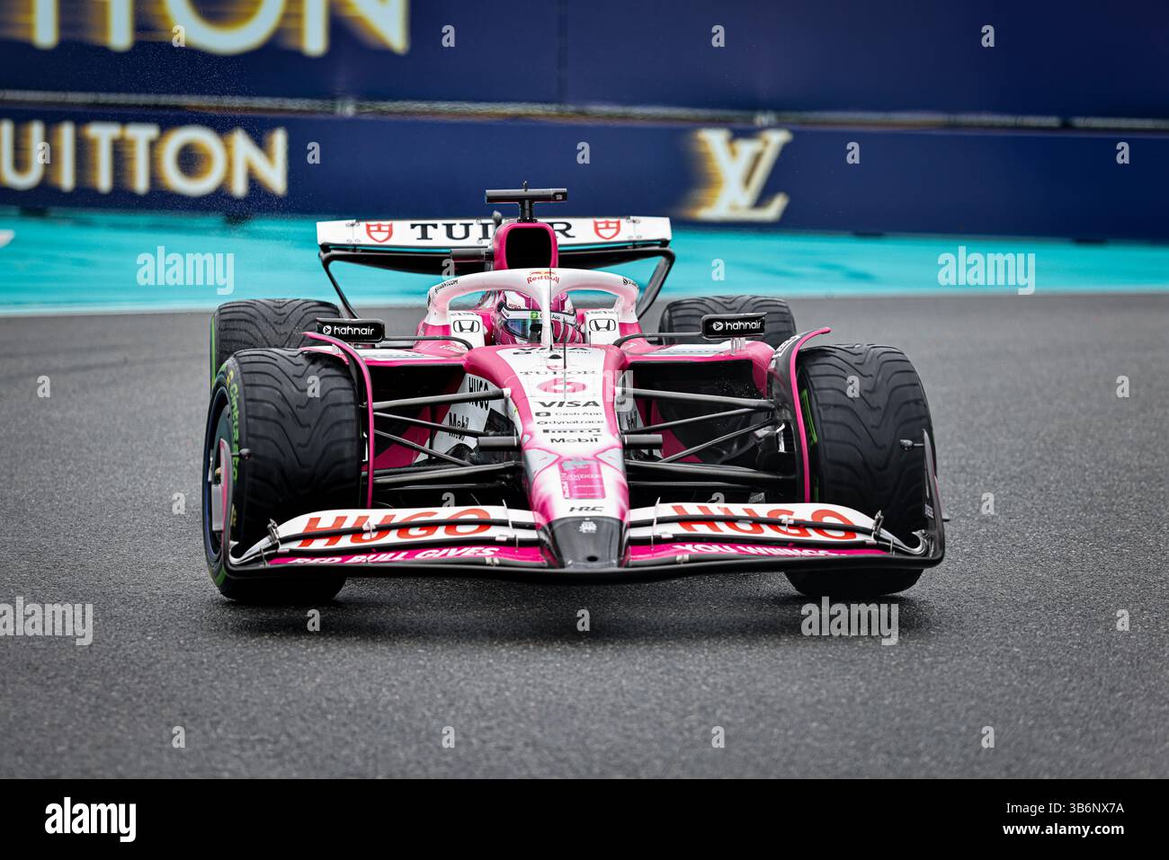 Miami, USA. 3 May, 2025. Isack Hadjar of France driving the (6) Visa ...