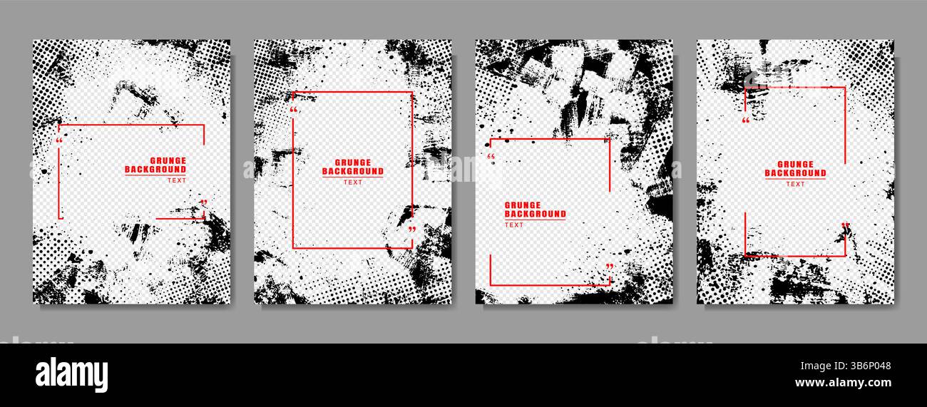 Vector grunge overlay. Black paint brush strokes mess. Hand drawn ...