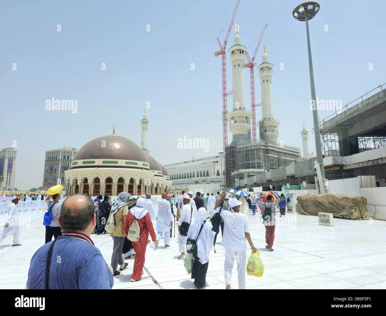 Mecca, Saudi Arabia, June 9 2024: domes from the grand sacred mosque of ...