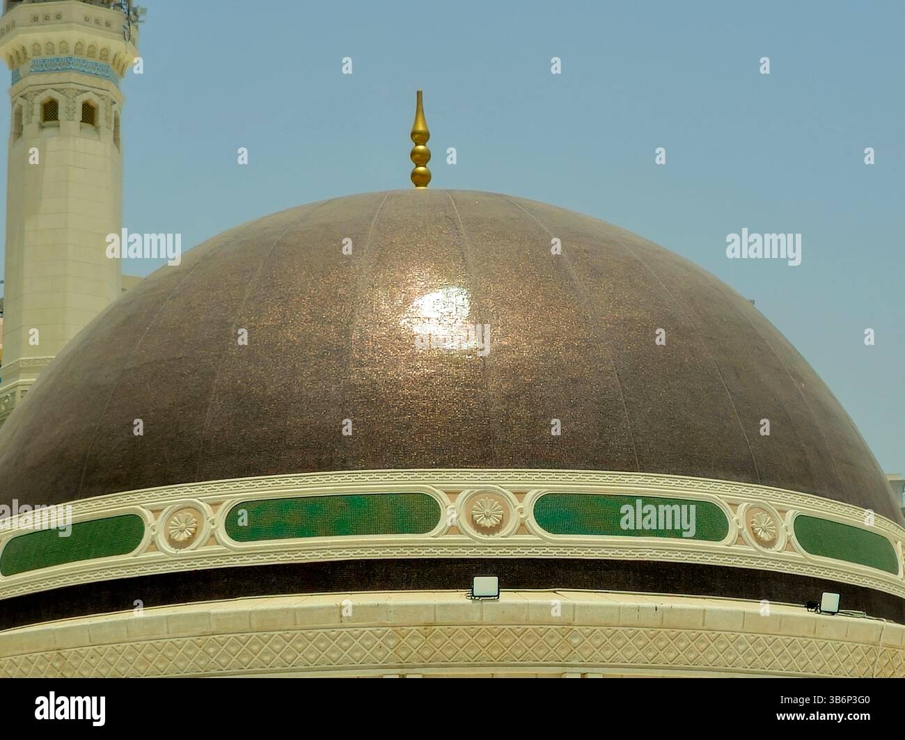 Mecca, Saudi Arabia, June 9 2024: domes from the grand sacred mosque of ...