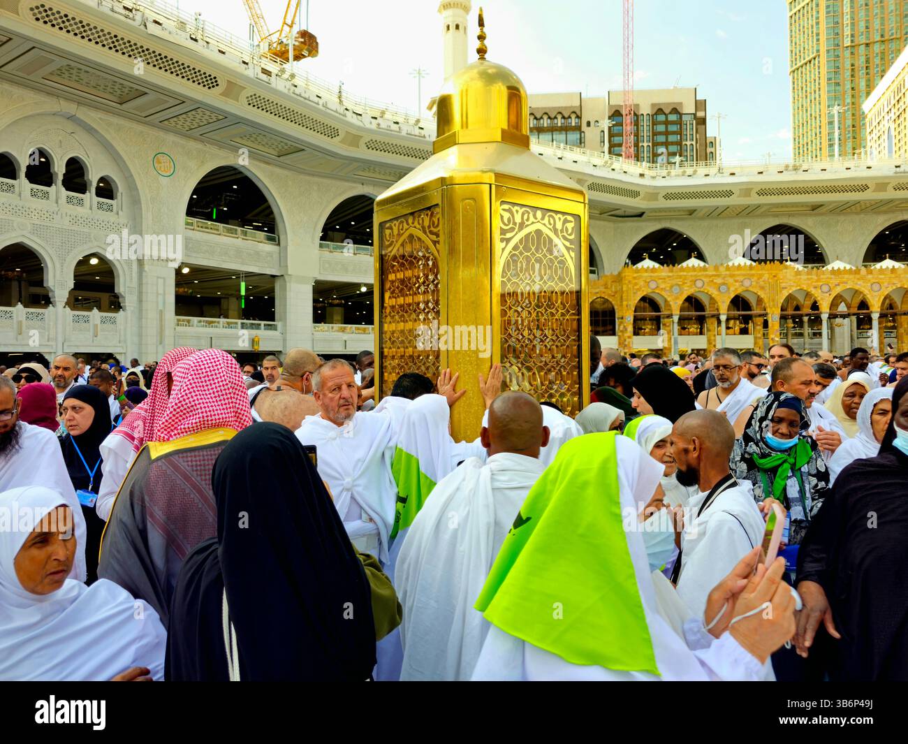 Mecca, Saudi Arabia, June 12 2024: Maqam Ibrahim or Station of Abraham ...