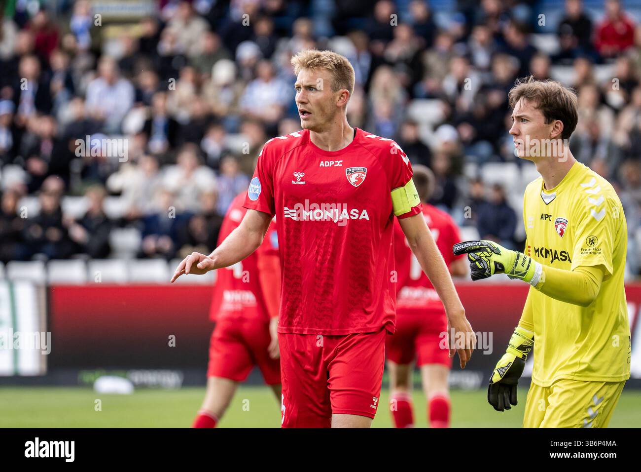 Odense, Denmark. 03rd May, 2025. Frederik Rieper (5) of FC Fredericia ...