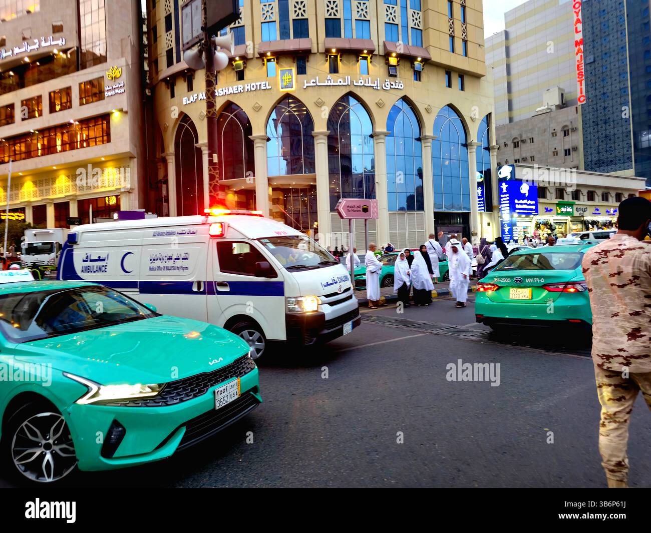 Mecca, Saudi Arabia, June 22 2024: Toyota ambulance car vehicle ...