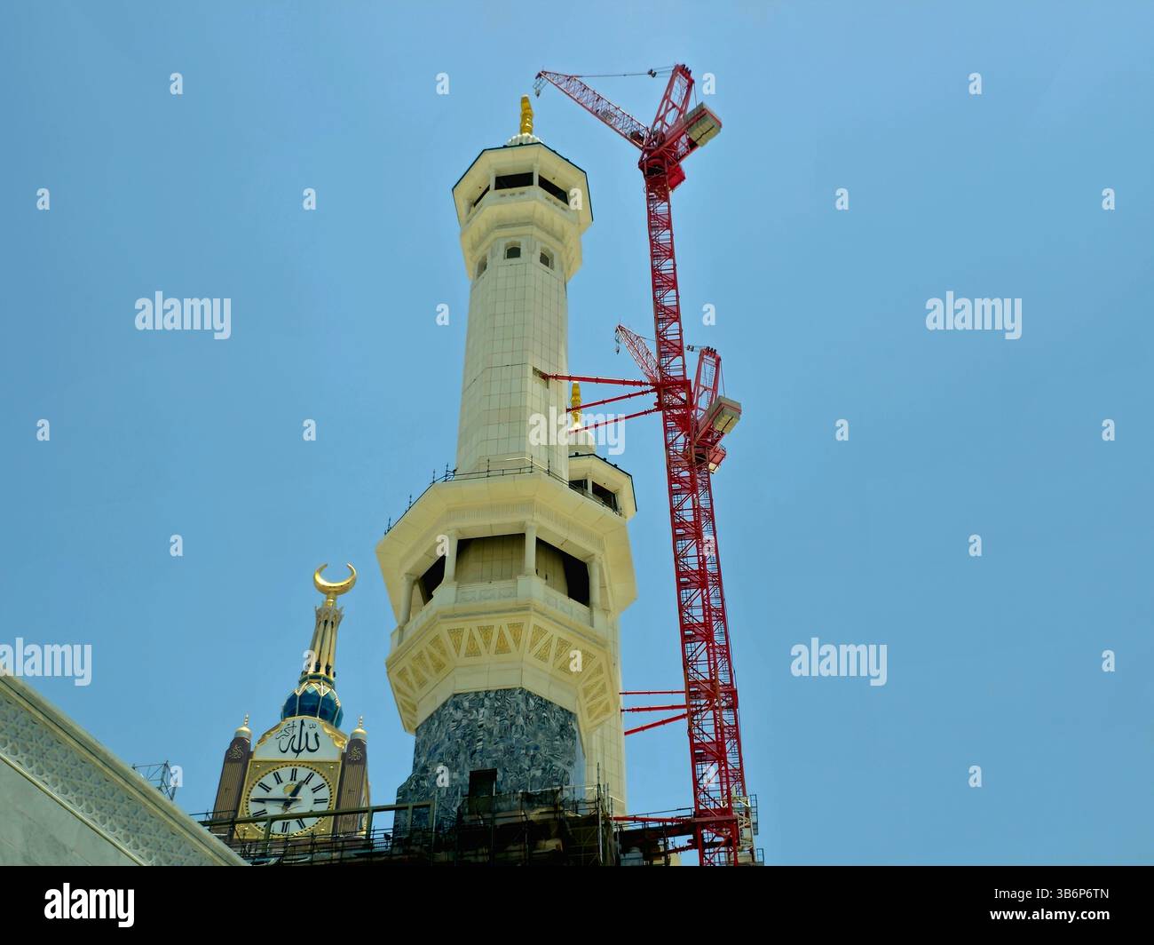 Mecca, Saudi Arabia, June 24 2024: construction site at the great ...