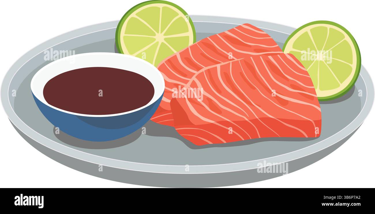Sashimi cuisine japan Stock Vector Images - Alamy
