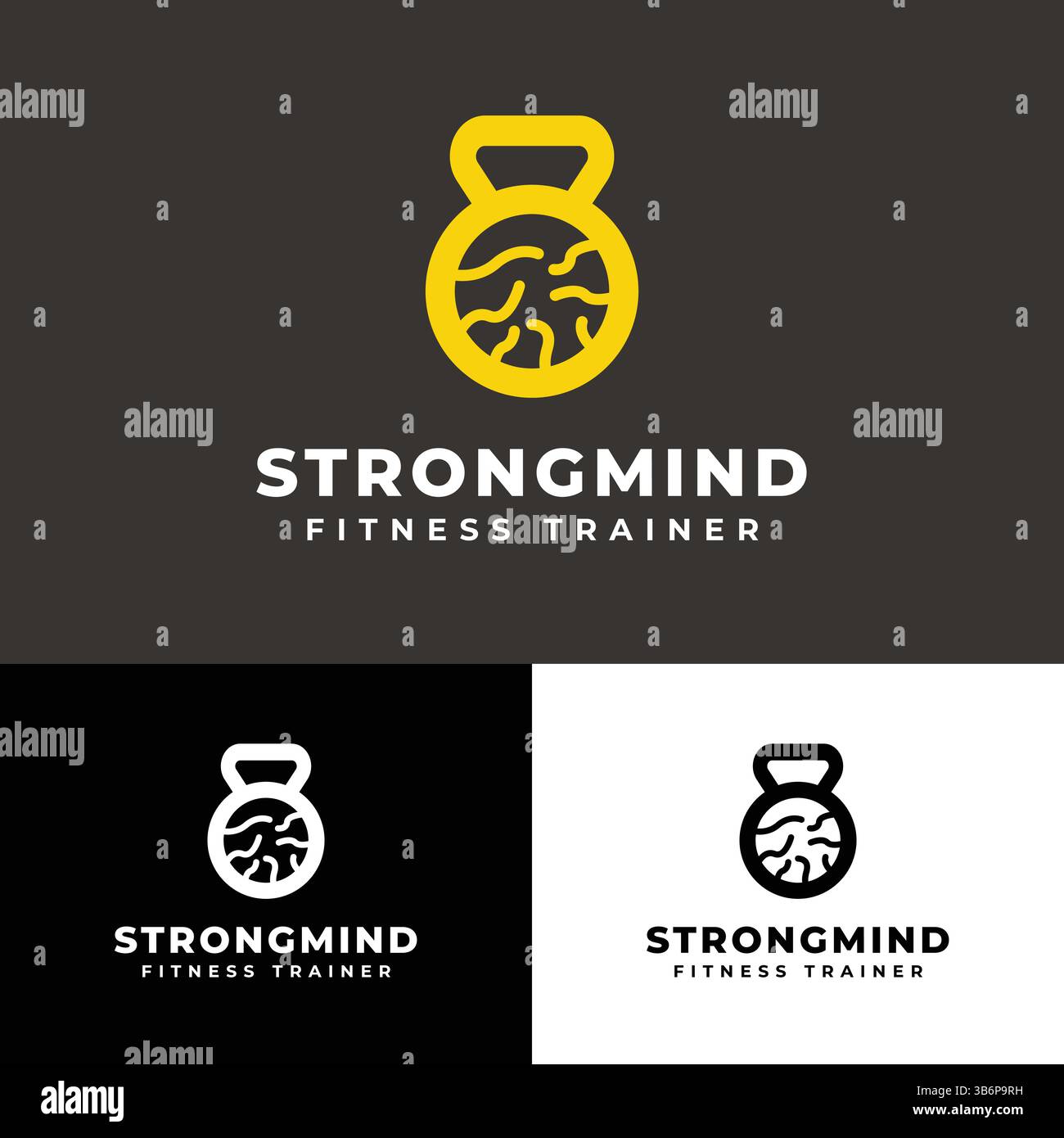 Strong Mind Logo Stock Vector Image & Art - Alamy