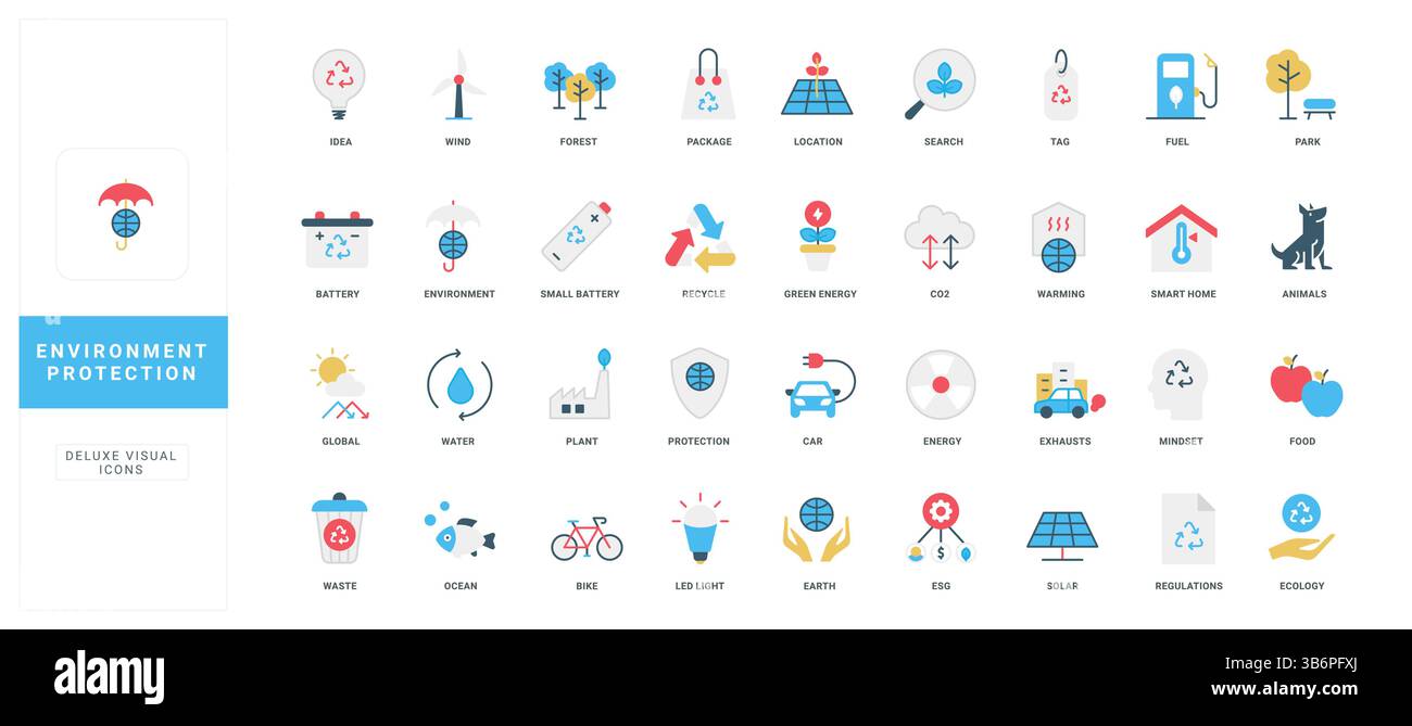 Environmental protection, eco mindset and smart technology, renewable ...