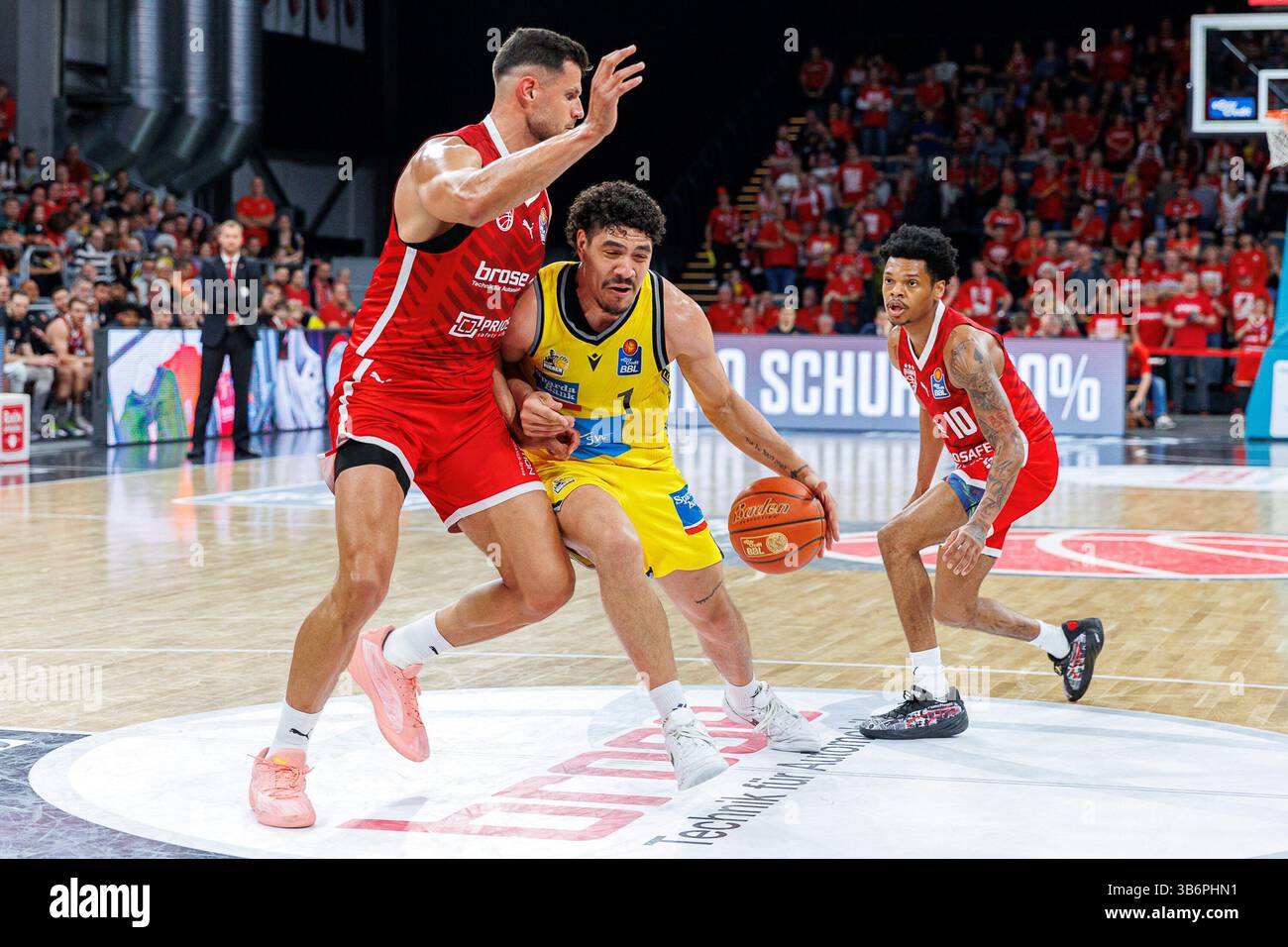 Bamberg, Deutschland. 03rd May, 2025. Filip Stanic (Bamberg Baskets ...