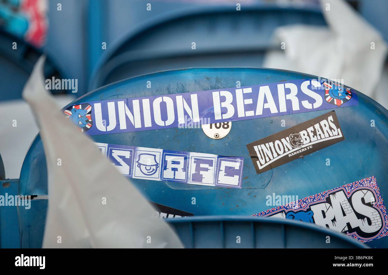 Ibrox Stadium, Glasgow, UK. 4th May, 2025. Scottish Premiership ...