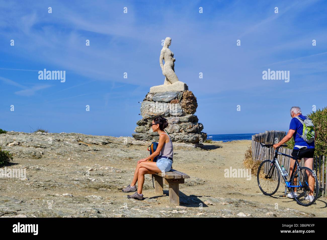 France, Var, Six-Fours-les-Plages, Embiez Island, Grand Gaou Strait and ...