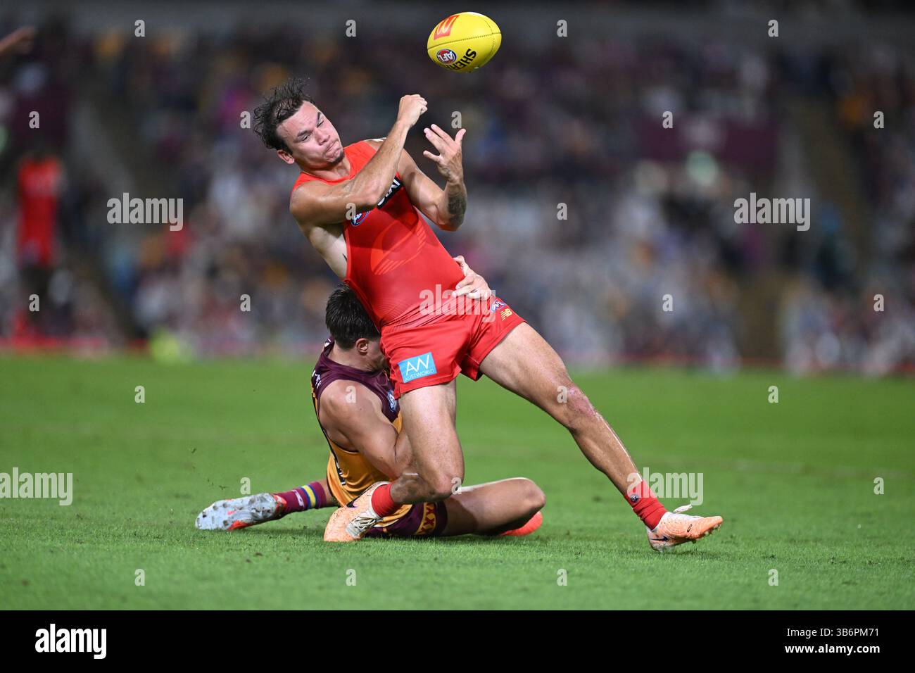 Brisbane, Australia. 04th May, 2025. Daniel Rioli of the Suns during ...