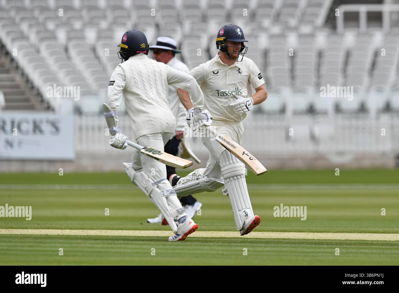 London, England. 4th May 2025. Joey Evison and Daniel Bell-Drummond ...