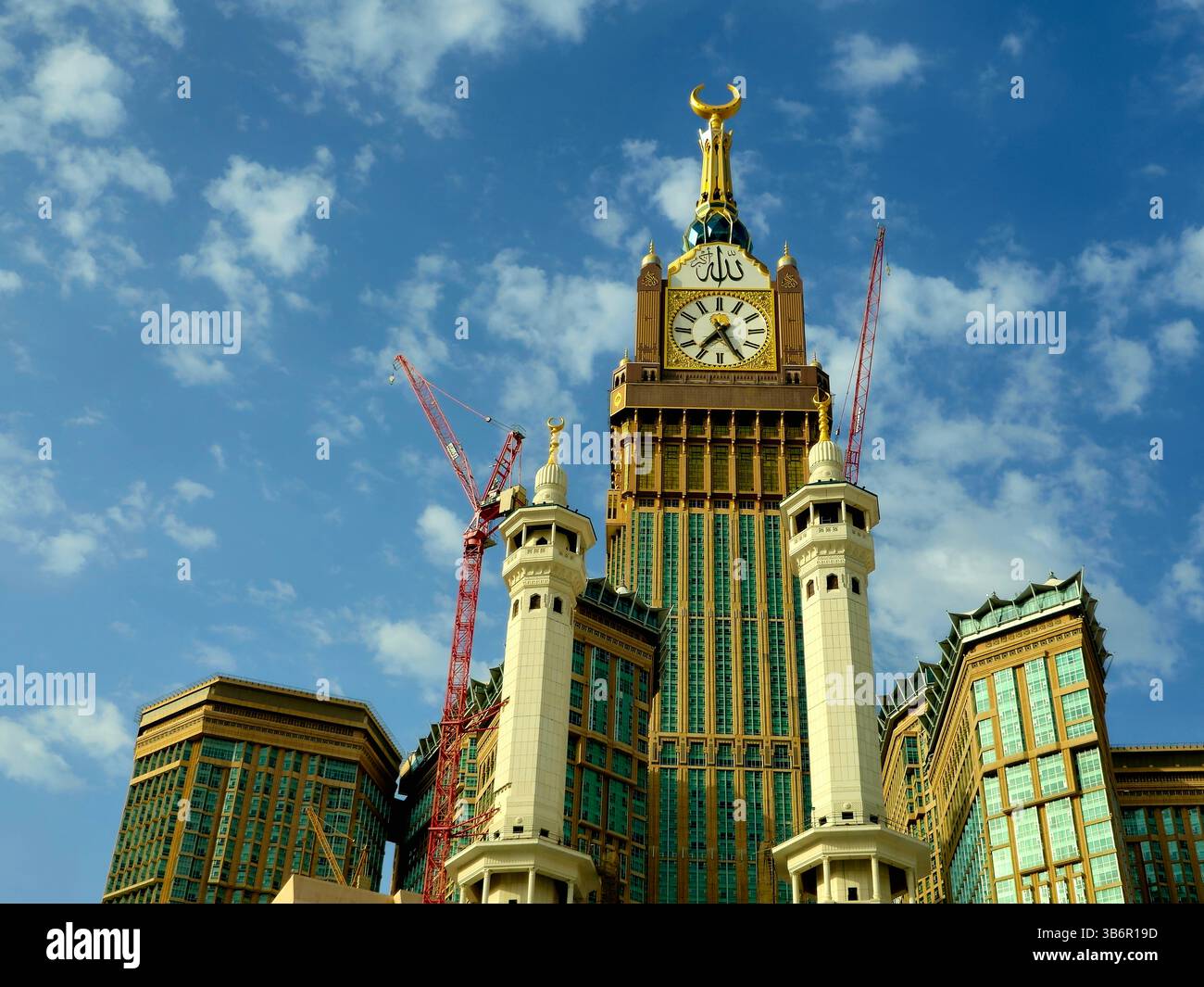 Mecca, Saudi Arabia, June 12 2024: The Clock Towers near Kaaba, a ...