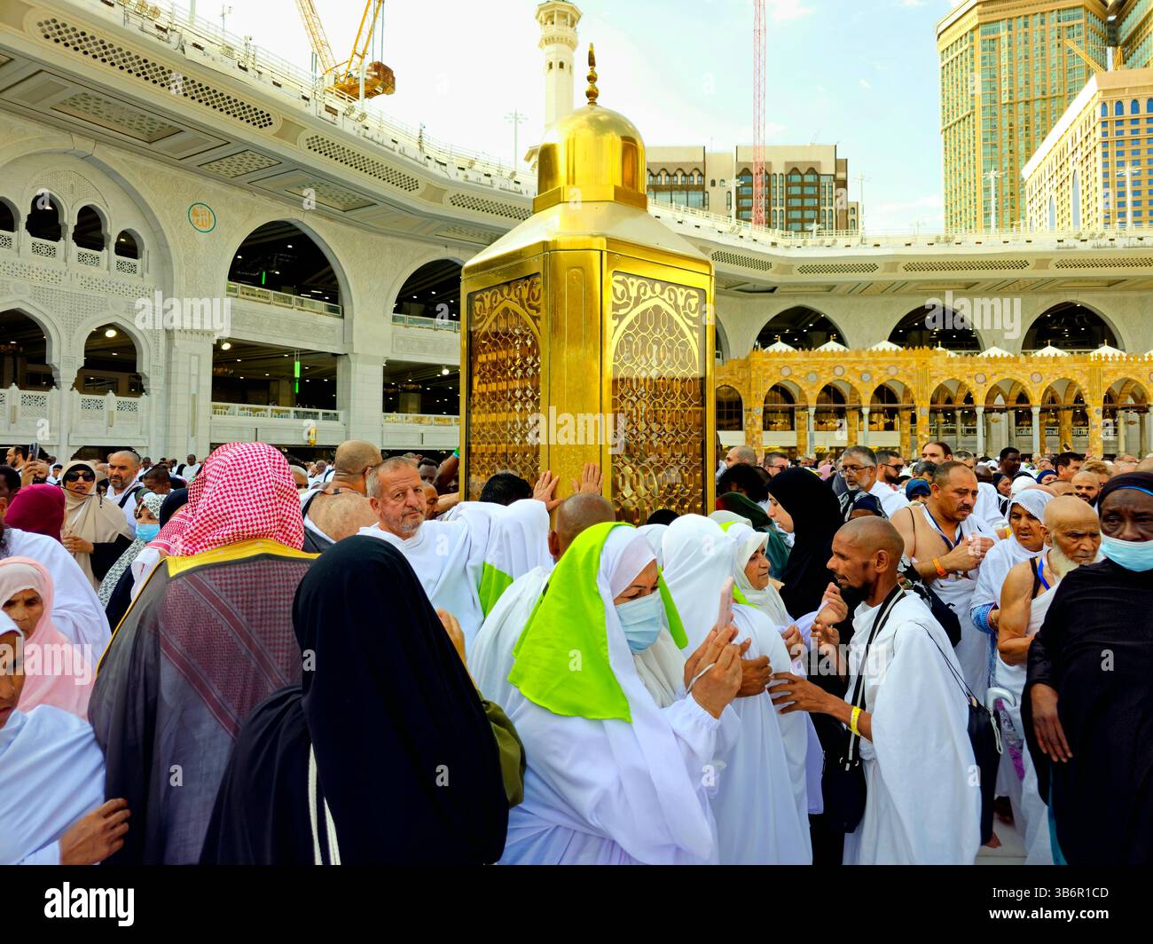 Mecca, Saudi Arabia, June 12 2024: Maqam Ibrahim or Station of Abraham ...