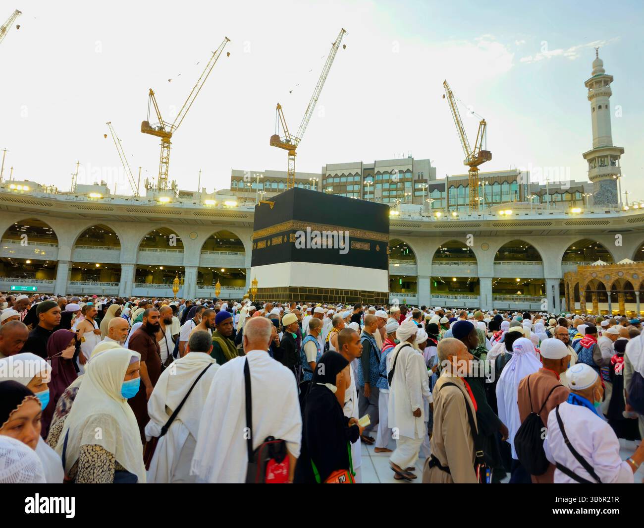 Mecca, Saudi Arabia, June 25 2024: The Kaaba in Ihram Kiswa which is ...