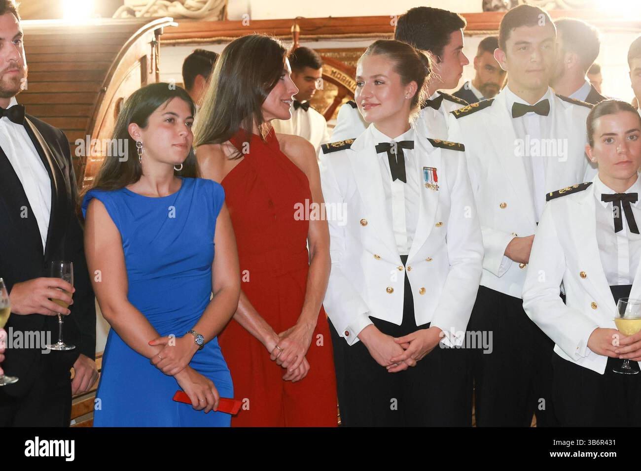 Panama, Spain. 04th May, 2025. Queen Letizia and Crown Princess Leonor ...
