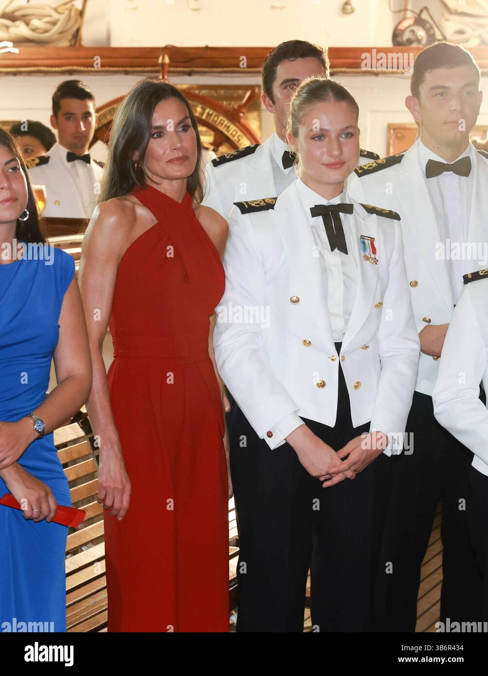Panama, Spain. 04th May, 2025. Queen Letizia and Crown Princess Leonor ...