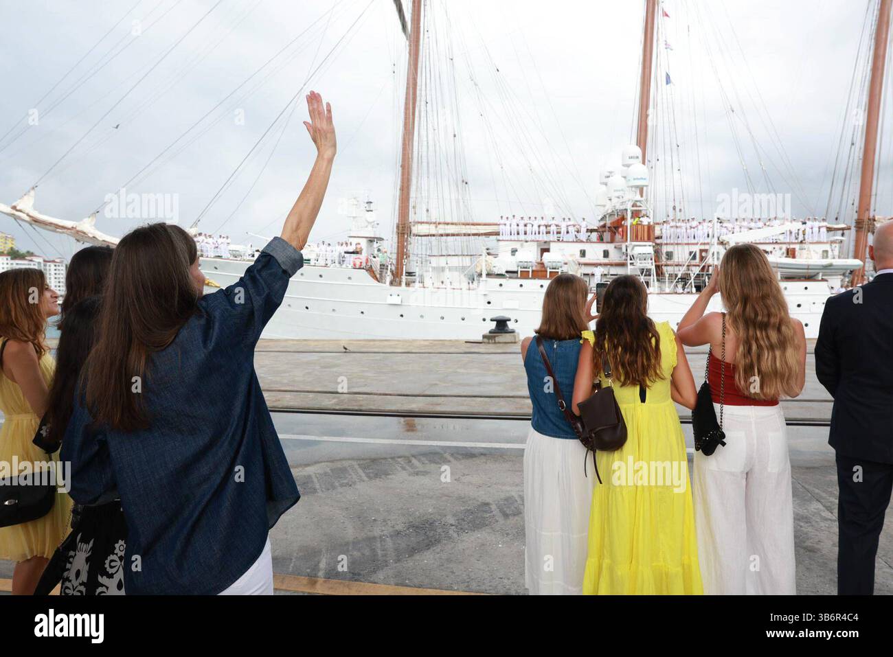 Panama, Spain. 04th May, 2025. Princess Leonor and Spanish Queen ...