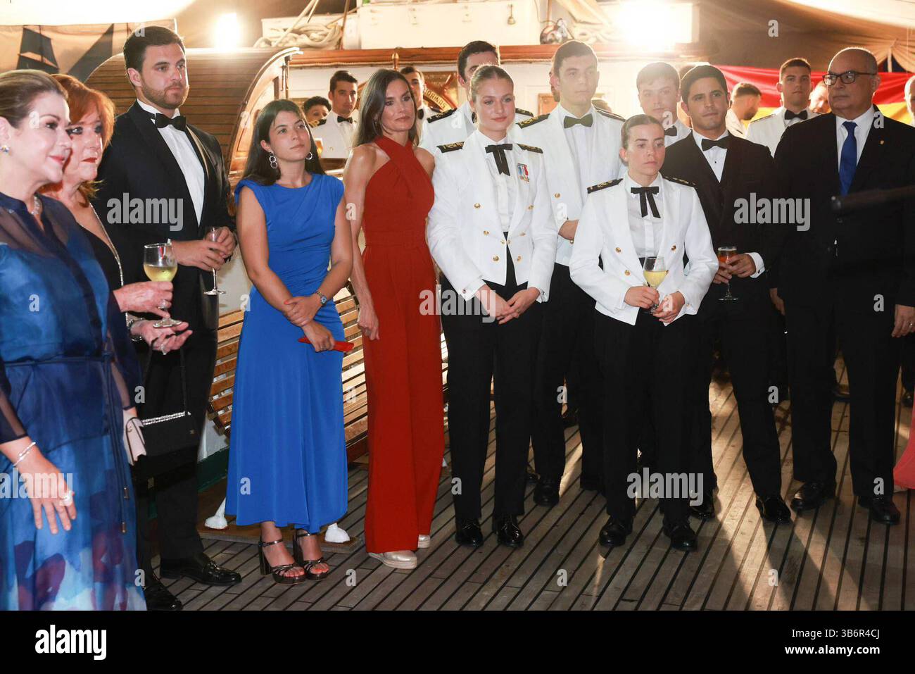 Panama, Spain. 04th May, 2025. Queen Letizia and Crown Princess Leonor ...