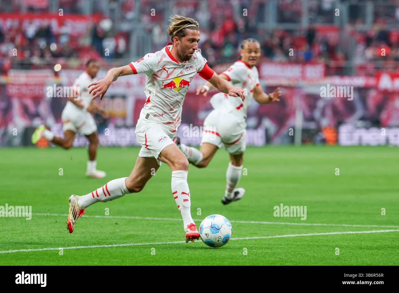 Leipzig, Germany. 03rd May, 2025. Soccer: Bundesliga, RB Leipzig ...