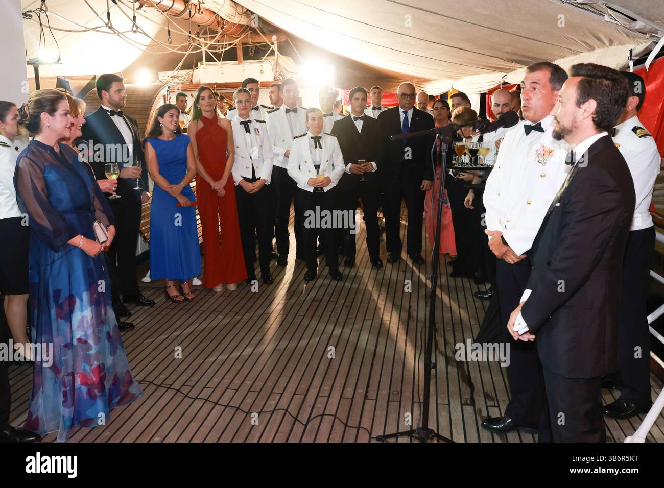 Panama, Spain. 04th May, 2025. Queen Letizia and Crown Princess Leonor ...