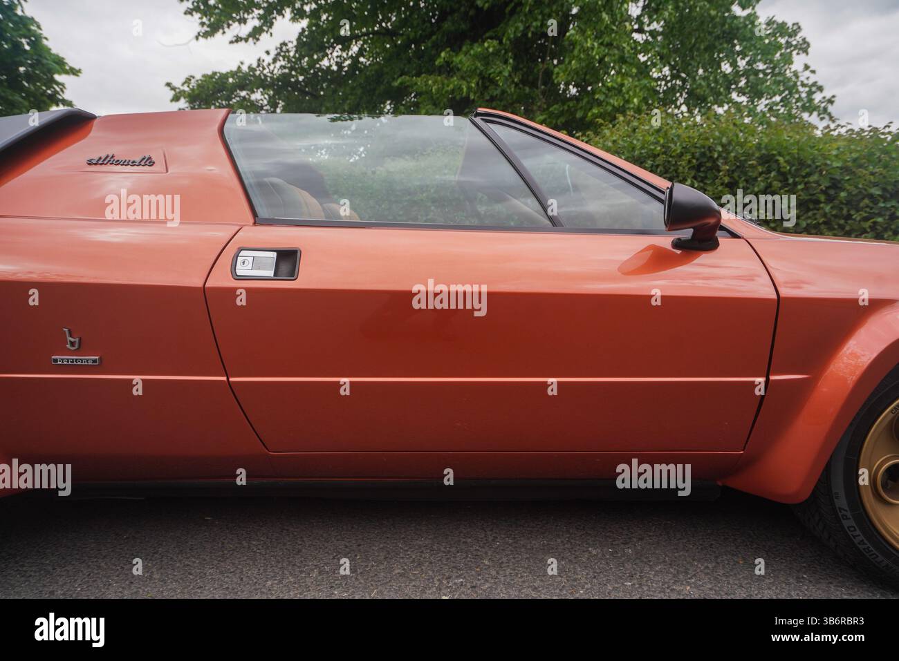 A 1977 3.0 litre V8 Lamborghini Silhouette, Wimbledon, London Stock ...