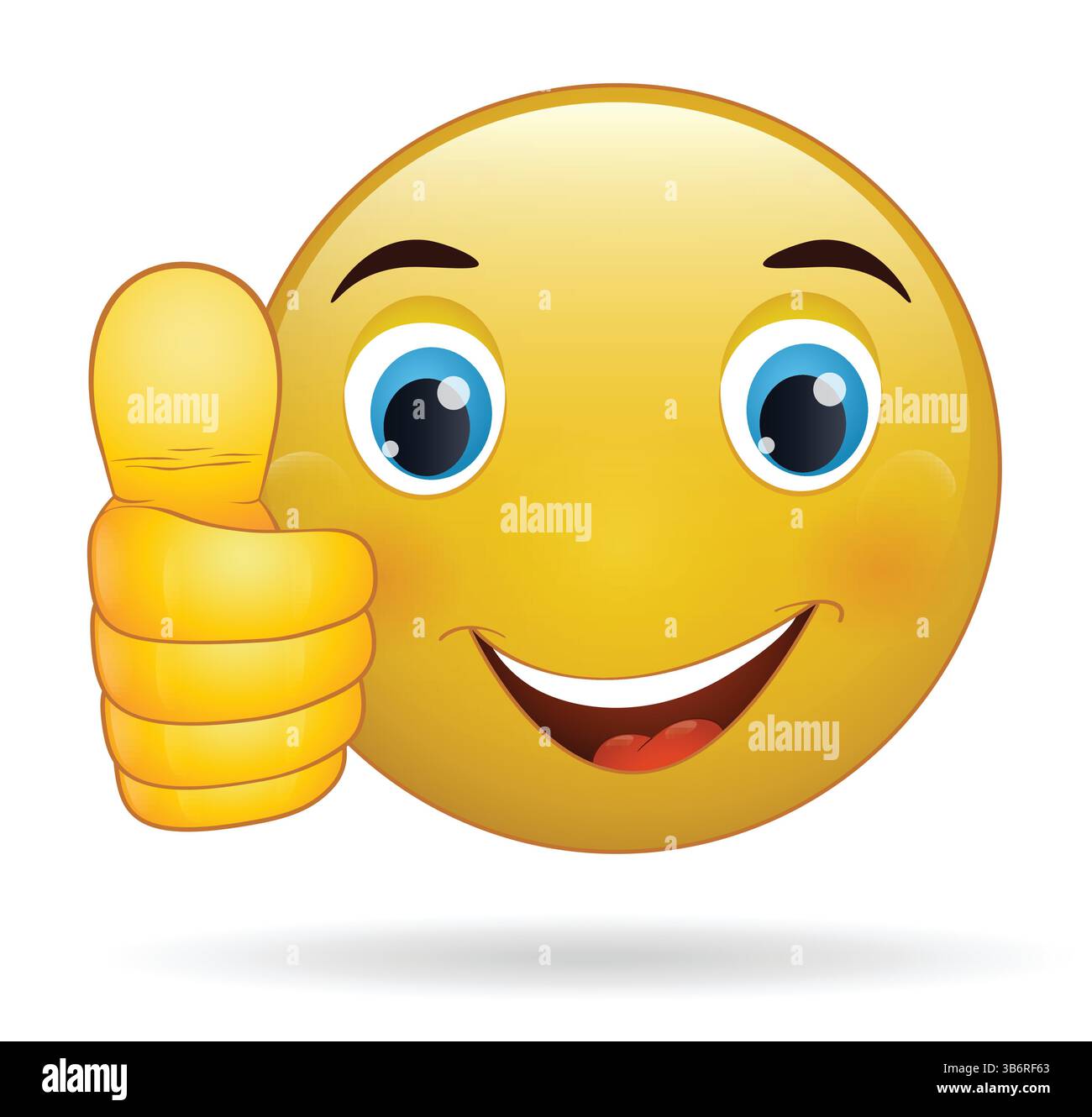 Satisfaction facial expression Stock Vector Images - Alamy