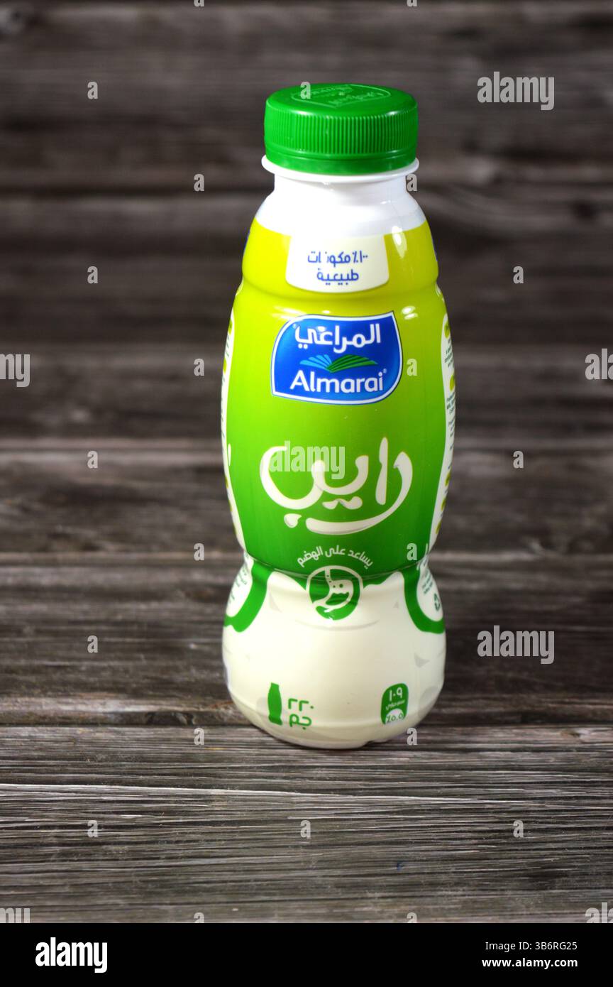 Cairo, Egypt, April 3 2025: Almarai Rayeb, help you achieve a safer and ...