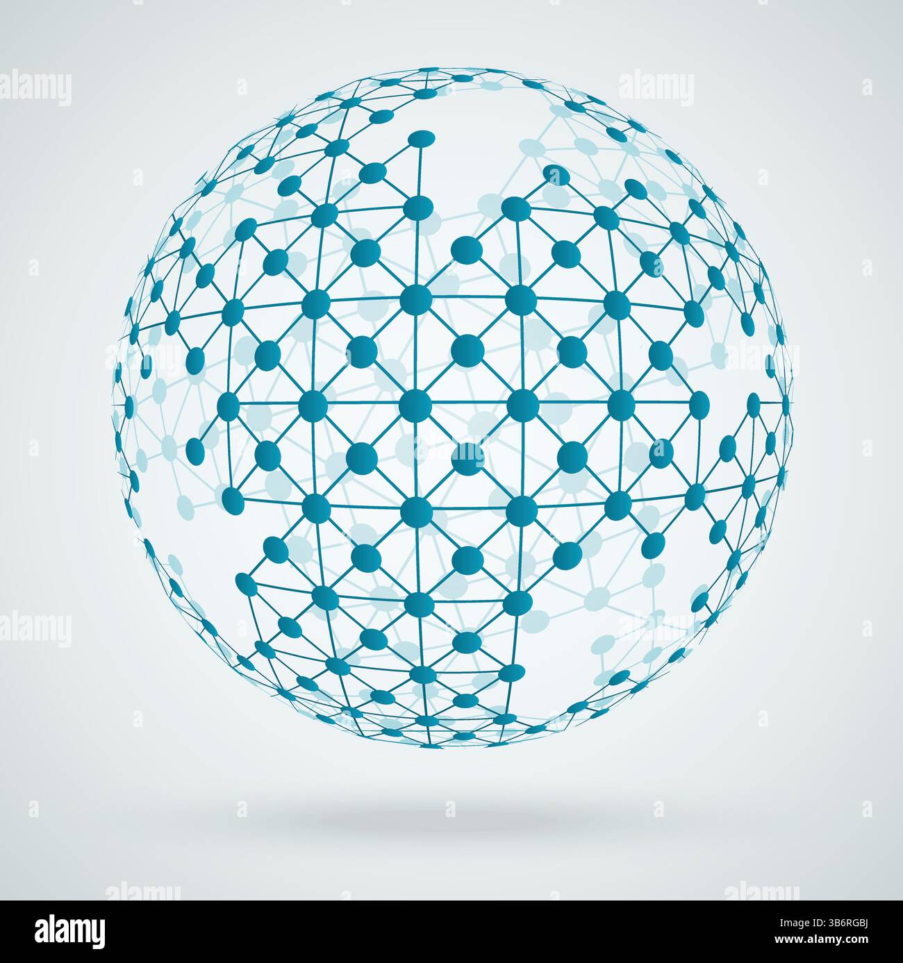 Digital crystal ball Stock Vector Images - Alamy
