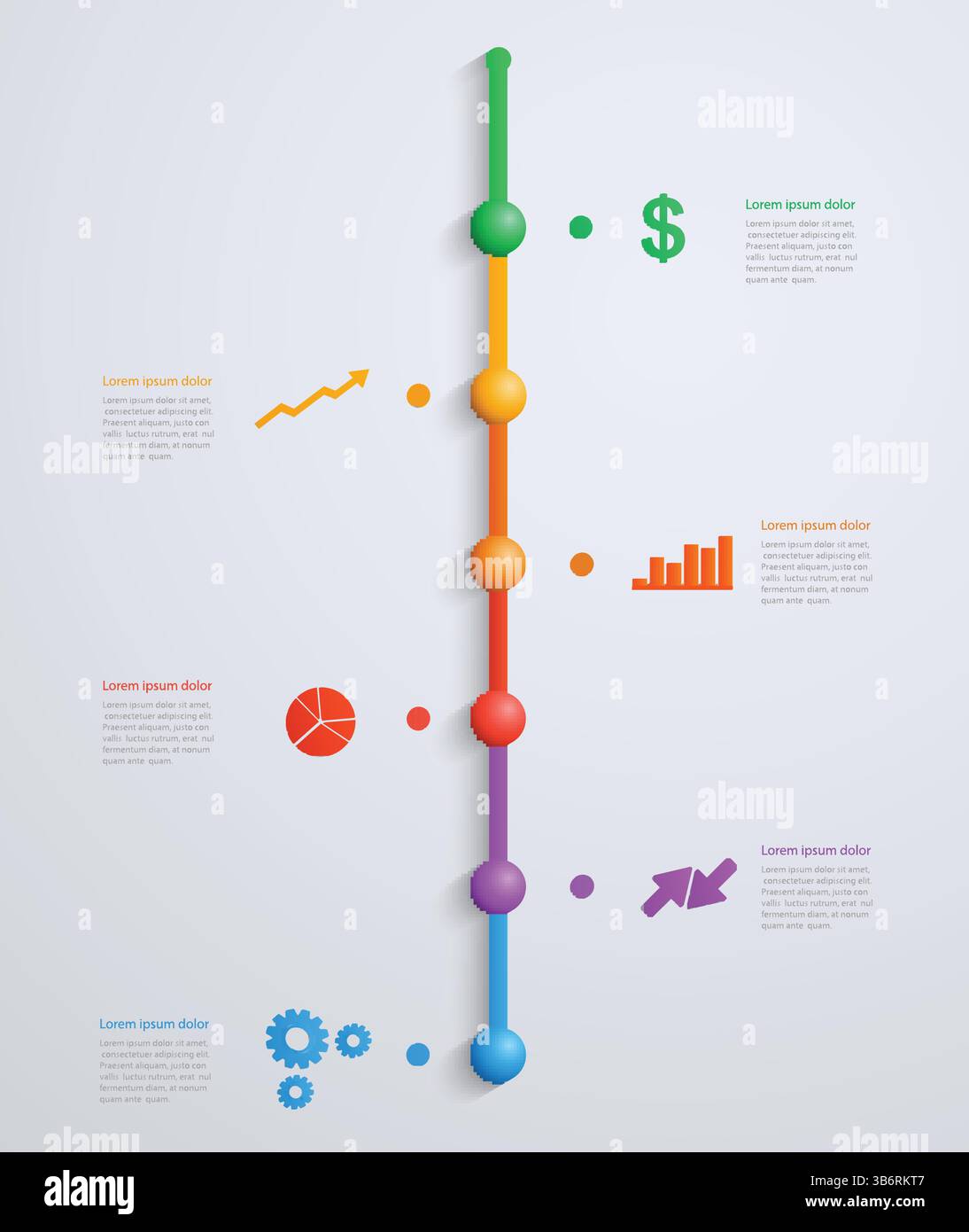Timeline, infographics template with stepwise structure Stock Vector ...