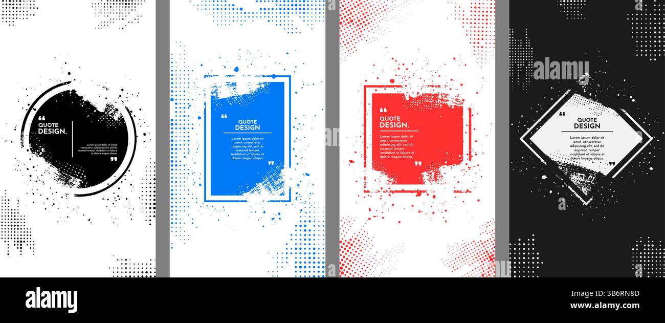 Vector frame for text. Modern Art graphics. Dynamic damaged frame ...